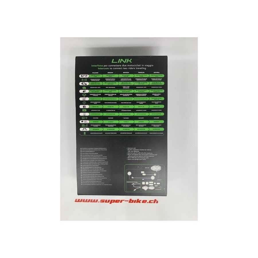 Interphone Link Bluetooth Communication System Double Pack