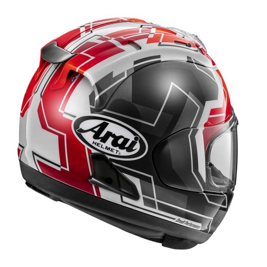 Arai RX-7V EVO JR65 red helmet